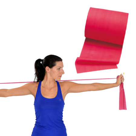 Träningsband Flexaband Rosa/Medel - Varsam