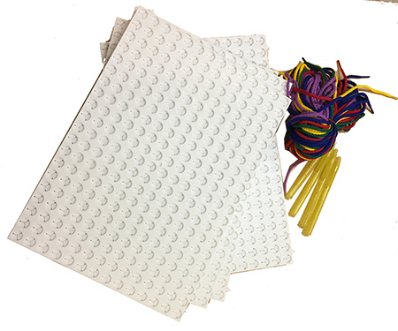 Nexus trådplatta, rektangel vit - Varsam