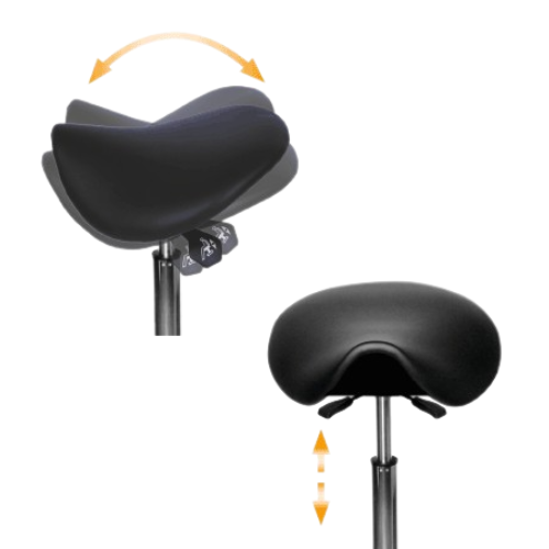 Ergonomisk Sadelstol Sanus på hjul - Varsam