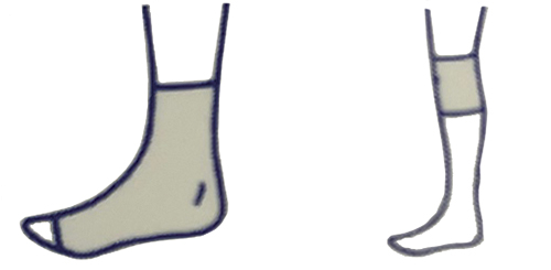 Tubbandage fot/ben (D) 7,5 cm - Varsam